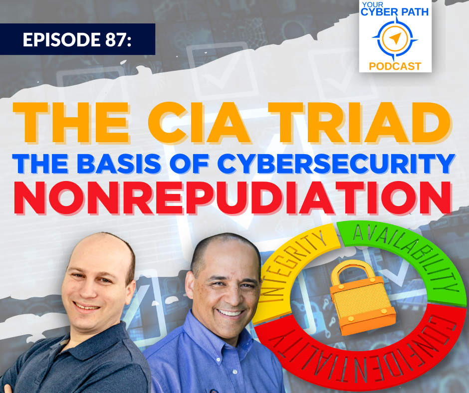 EP 87: The CIA Triad – The Basis of Cybersecurity (Nonrepudiation ...