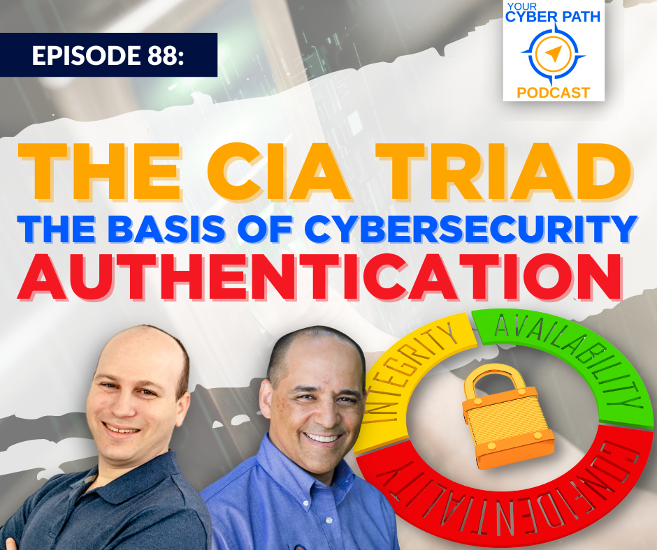 EP 88: The CIA Triad – The Basis of Cybersecurity (Authentication ...